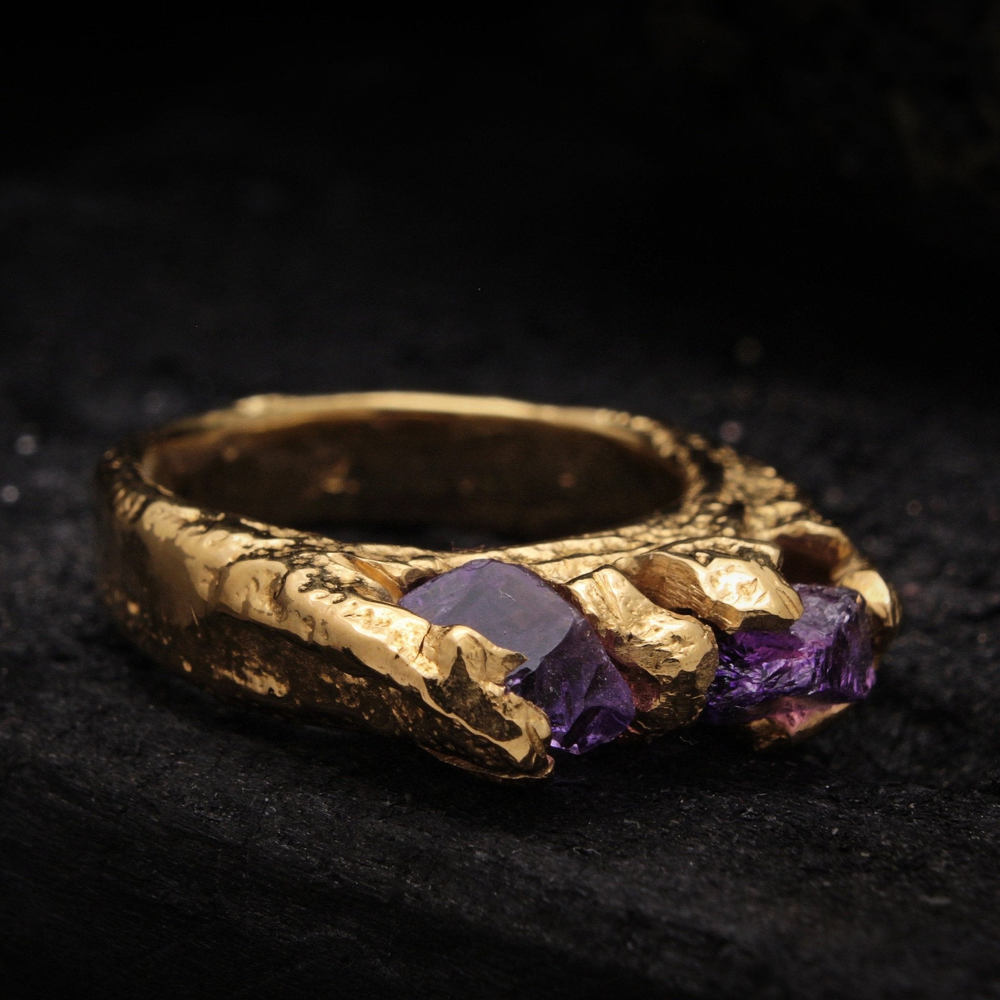 Anillos De Plata Con Piedras Naturales Joyería Artesanal